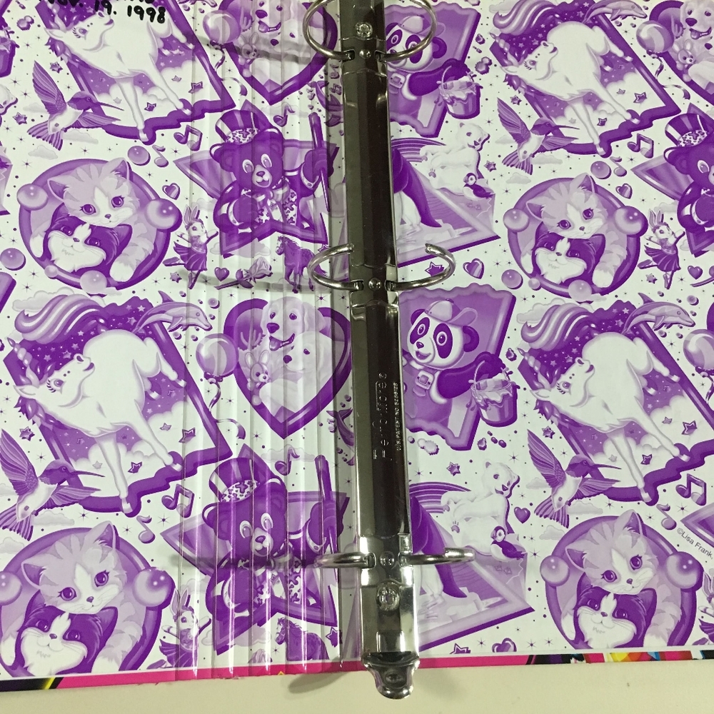 Lisa Frank Hollywood Bear Binder - Gem